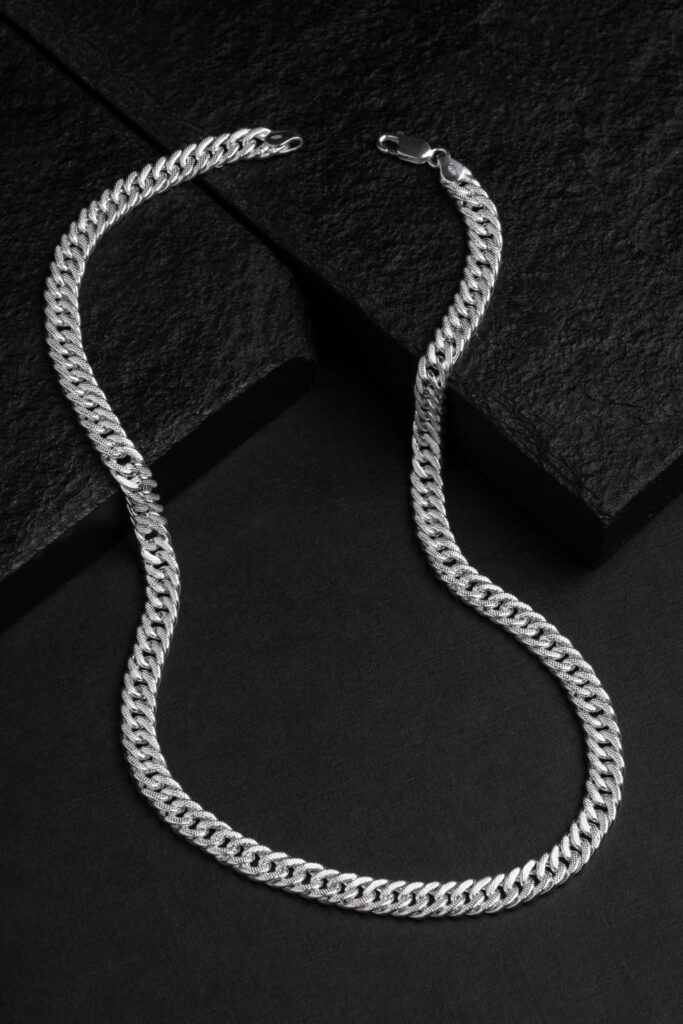 Pure Silver Heavy Mens Chain - Sp Silver Jewellery